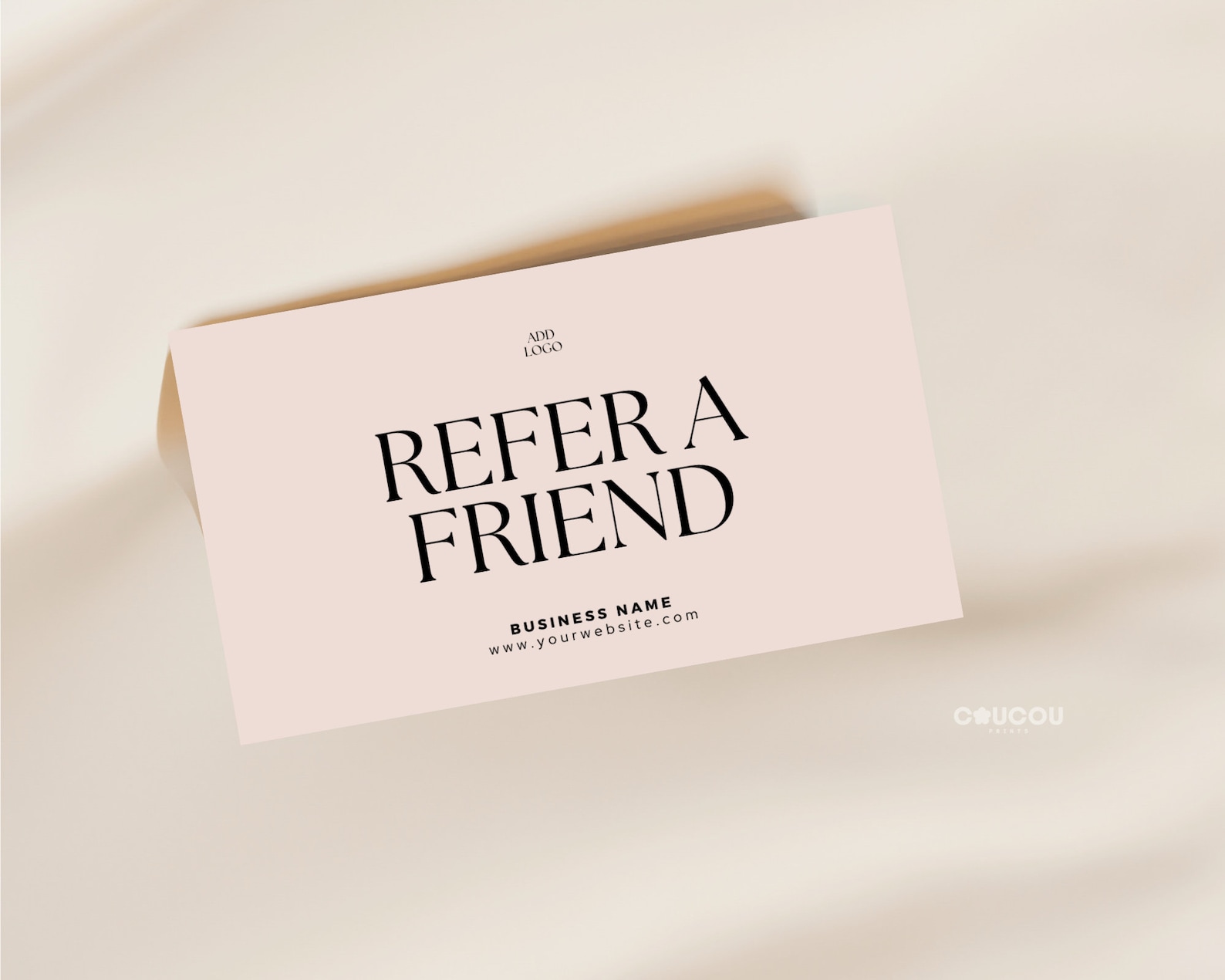 Editable Referral Card Template, Refer a Friend Template, Customer ...