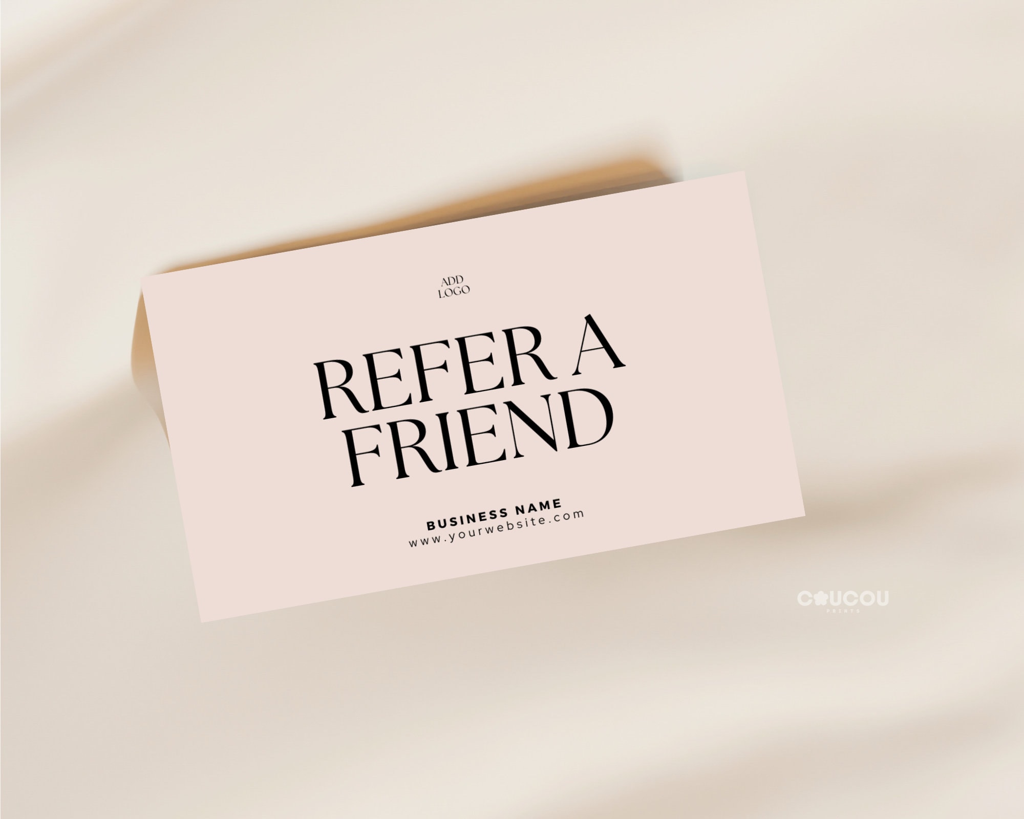Editable Referral Card Template, Refer a Friend Template, Customer ...