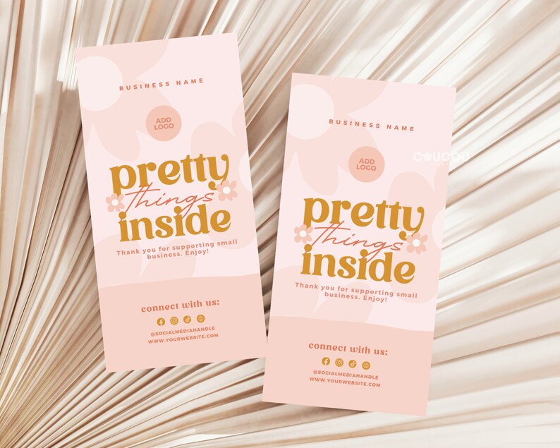 Box Label Template, Custom Package Label Sticker, Editable Branded ...