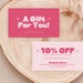 Pink Retro Coupon Card Template, Printable Business Coupon Canva Card ...