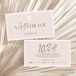 Printable Coupon Card Template, Business Coupon Template, Editable ...