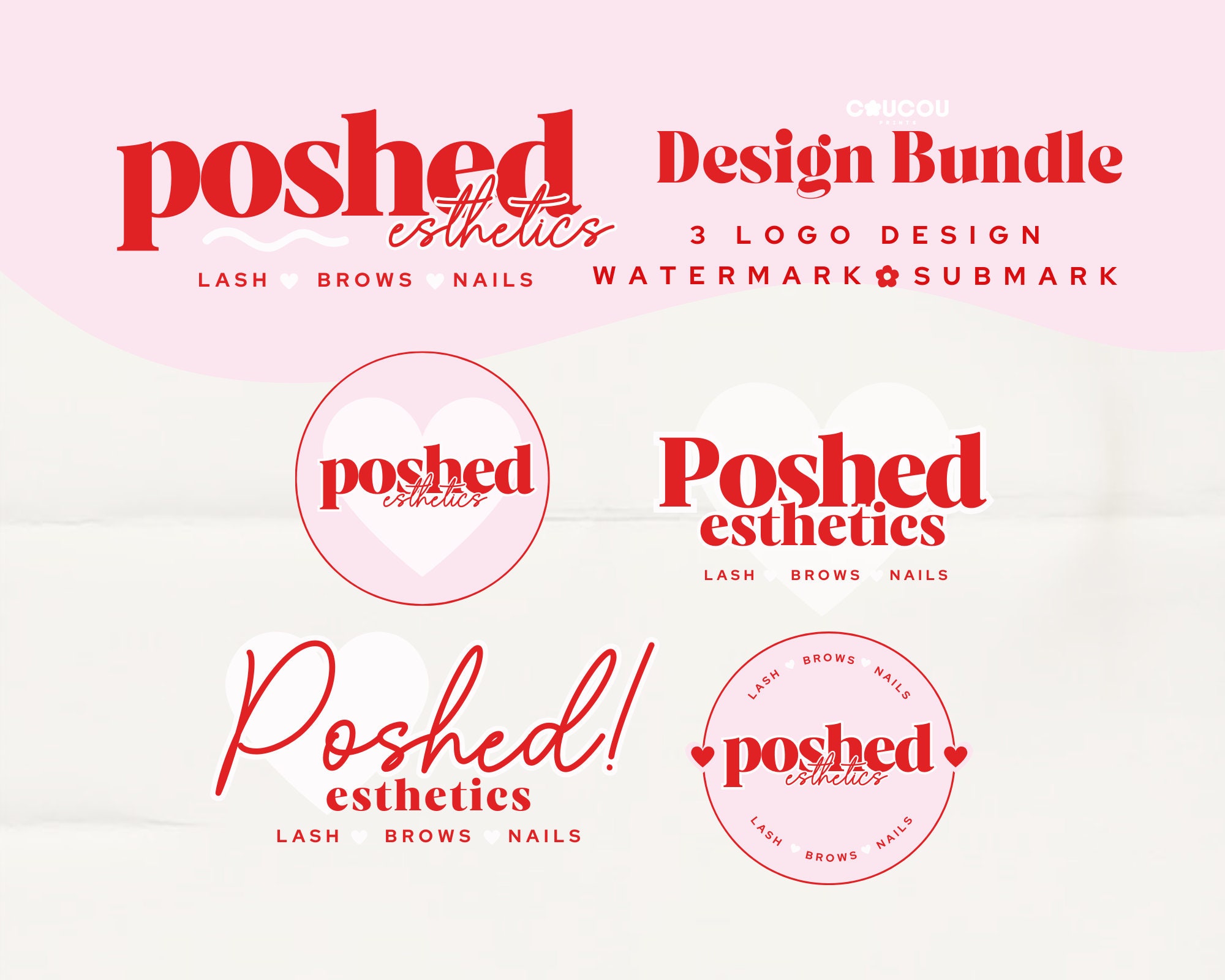 Editable Logo Design Canva Template, Custom DIY Logo Kit Package ...