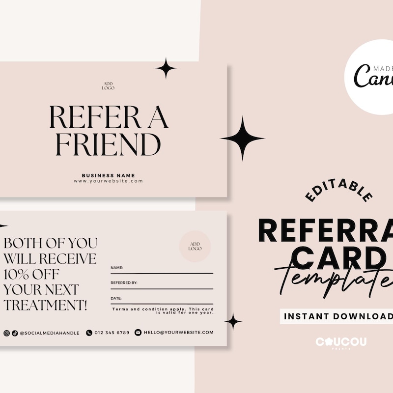 Referral Card - Etsy