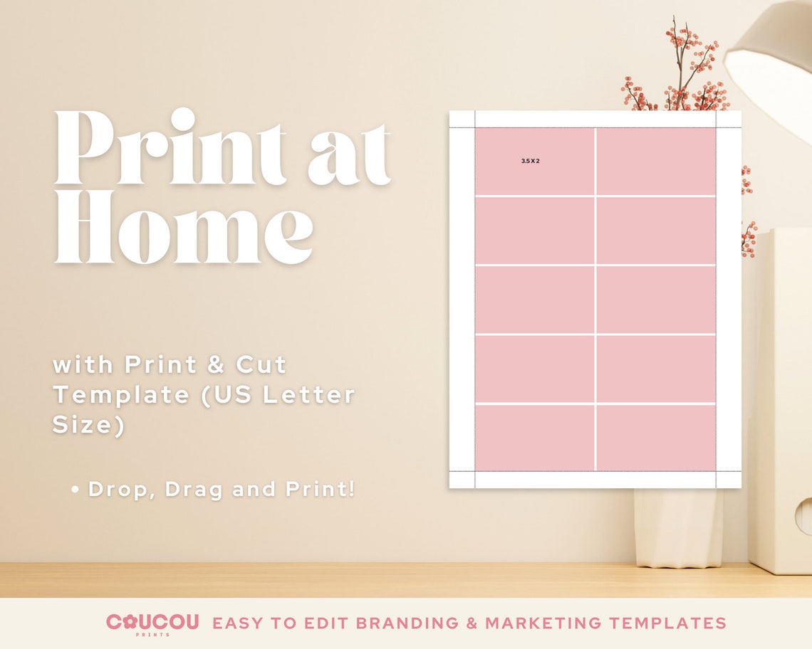 Editable Coupon Card Template Printable Coupon Business Card - Etsy
