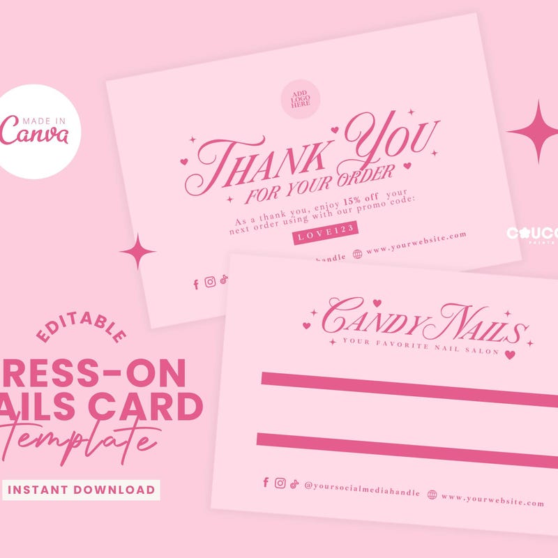 Nail Card - Etsy