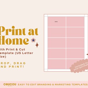 Printable Coupon Card Template, Business Coupon Template, Editable ...