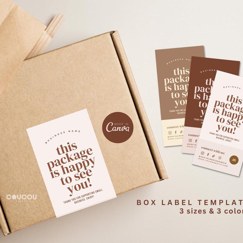 Box Seal Sticker - Etsy