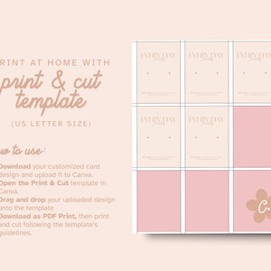 Editable Minimalist Jewelry Display Card, Necklace Display Card ...