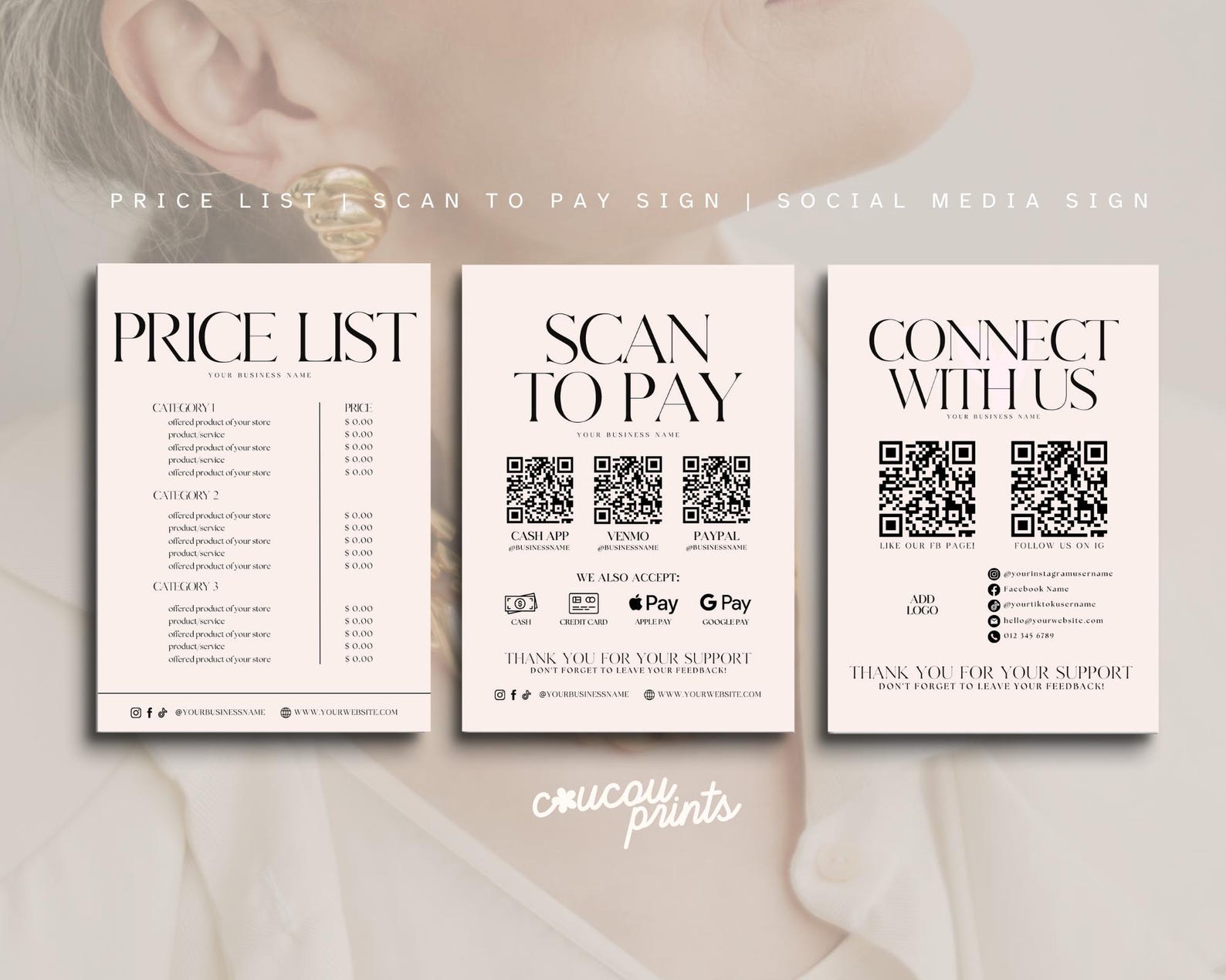 Jewelry Business Bundle, Jewellery Packaging, Earring Packaging Inserts ...
