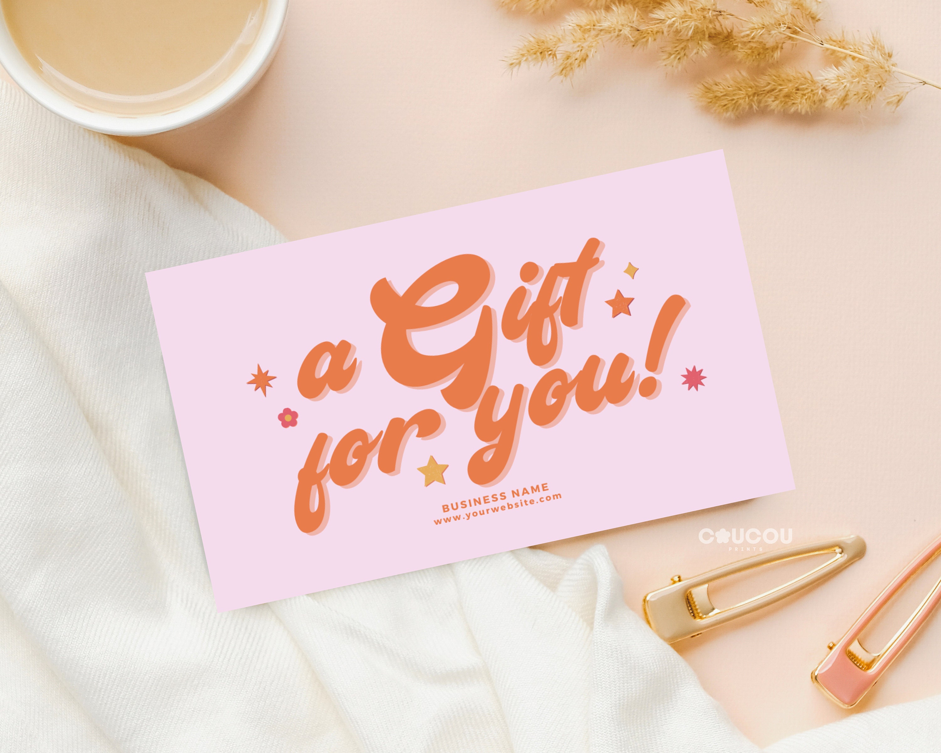 Editable Coupon Card Template Printable Coupon Business Card - Etsy