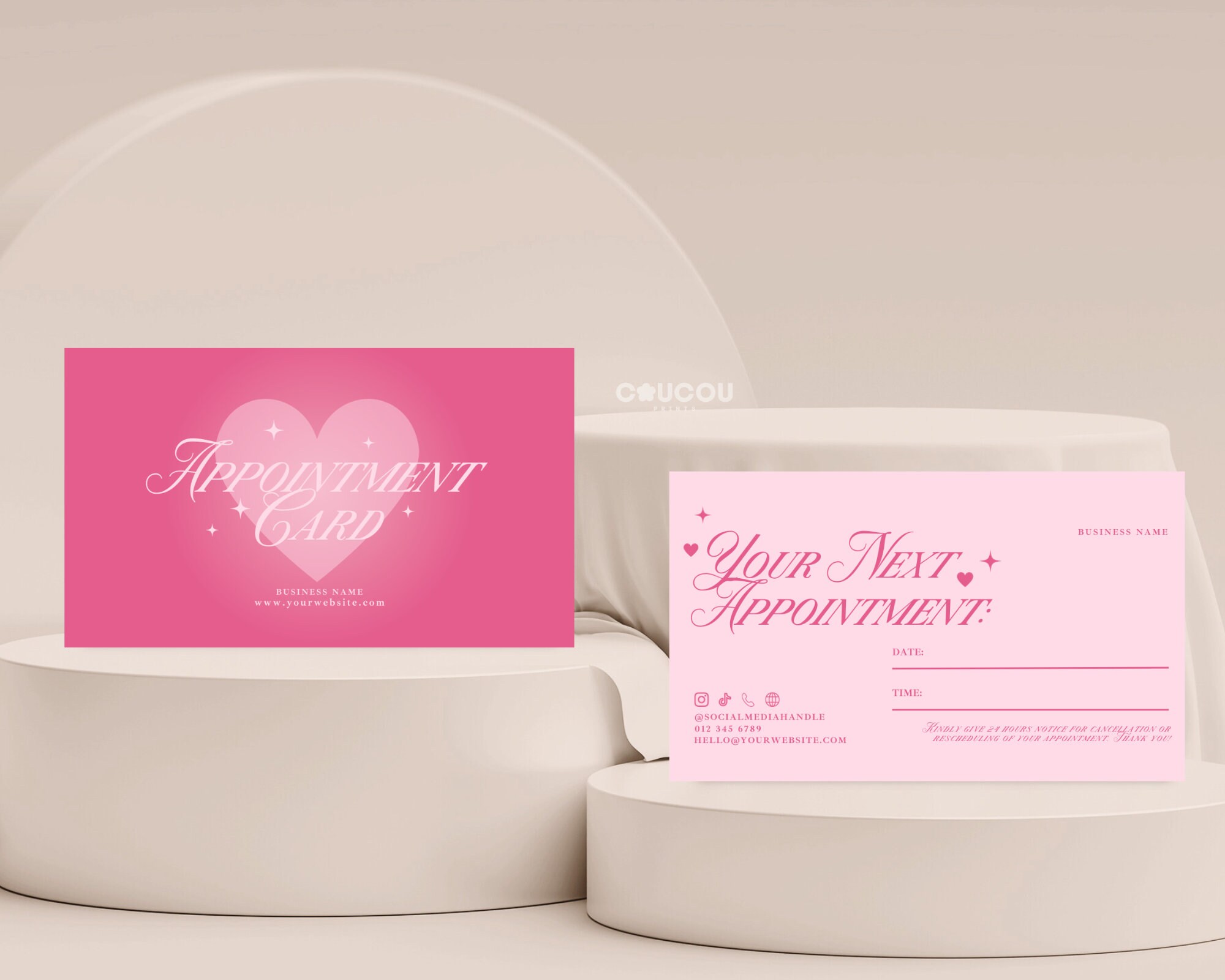 Appointment Reminder Card Template Custom Next Appointment - Etsy