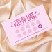 Pink Loyalty Card Template Canva, Editable Customer Punch Card ...