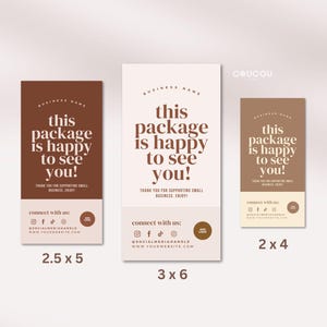 Box Seal Label Design Canva, Custom Box Label Template, DIY Printable ...