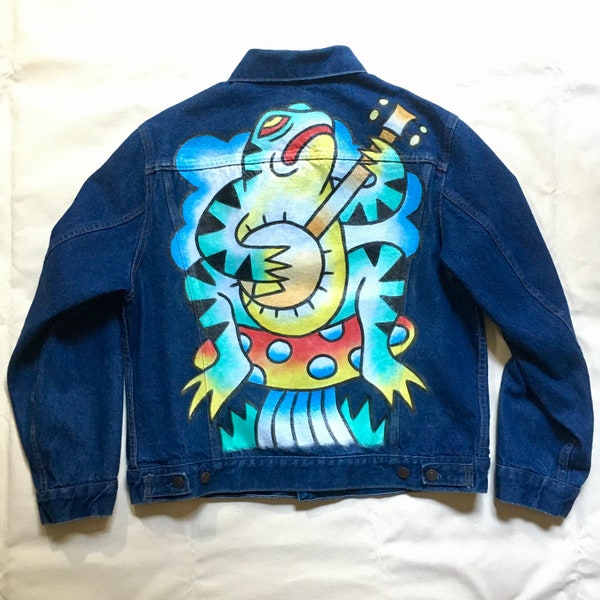 Painted Frog Jacket - Etsy