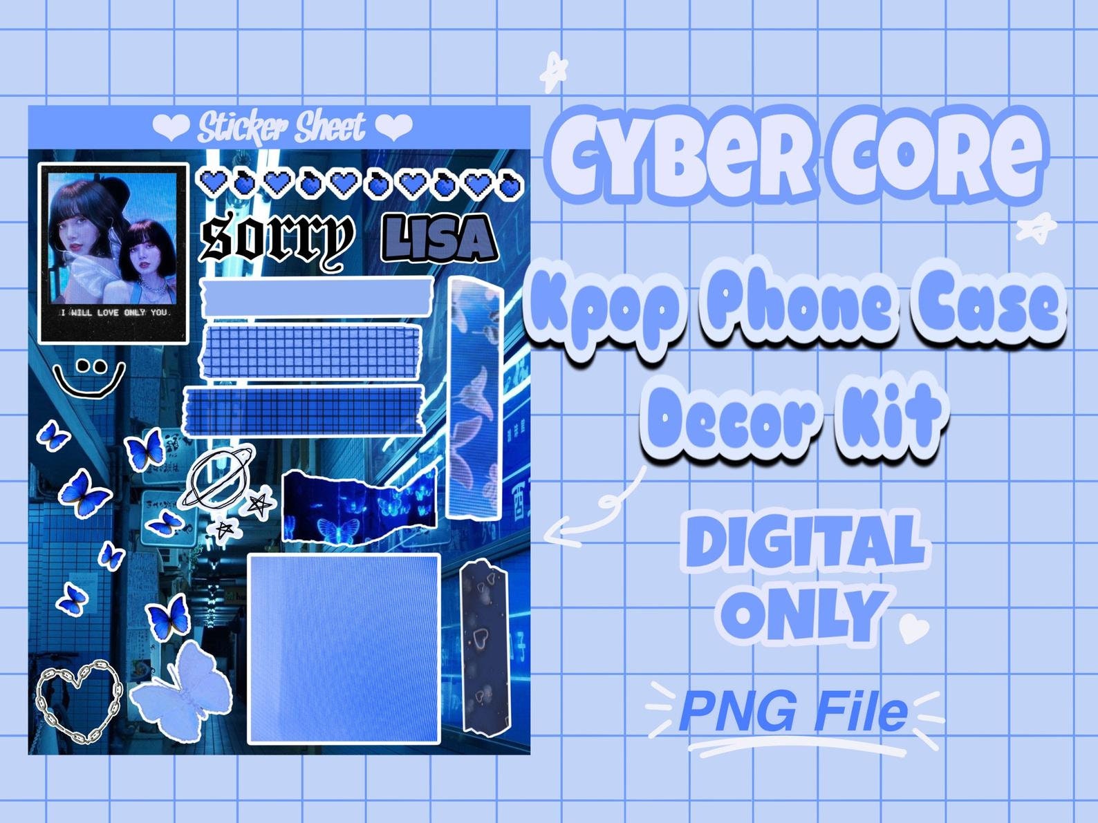 Cyber core Kpop Phone Decor Kit ft. Lisa DIGITAL DOWNLOAD - Etsy Schweiz