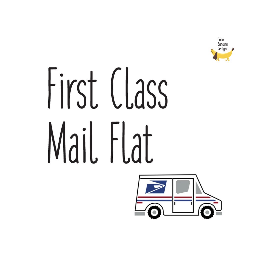 First Class Mail Flat - Etsy