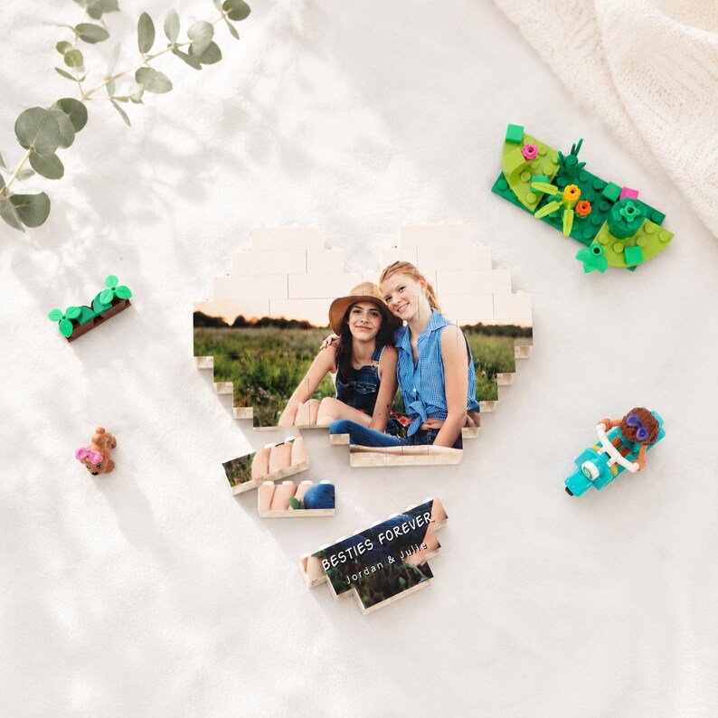 Custom Photo Building Block, Personalized Brick Photo Puzzle, Unique ...