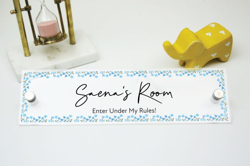 Door Name Plate Kids Door Sign Girl's Name Sign New - Etsy