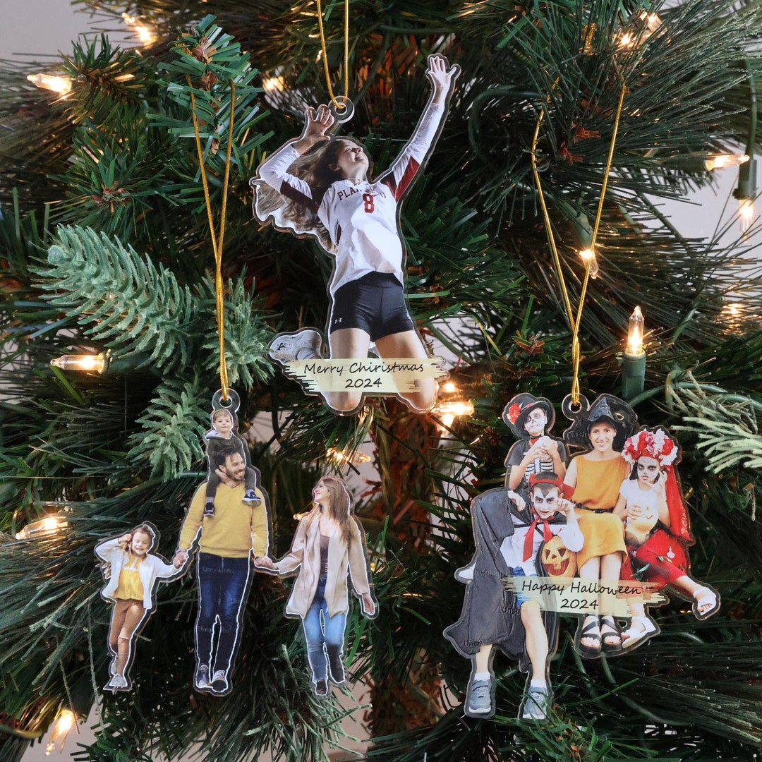 Custom Photo Ornament | Acrylic Picture Ornament | Custom Photo Cutout ...