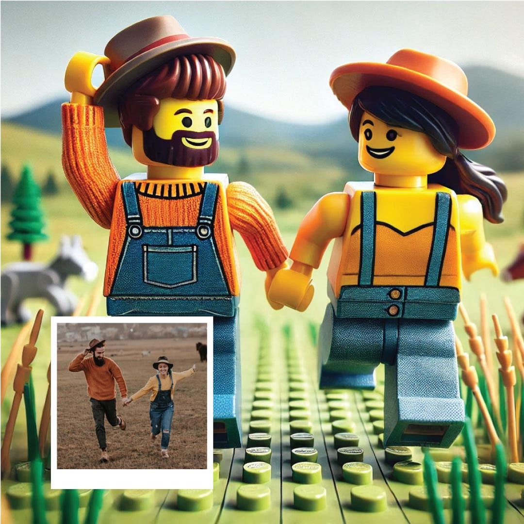 Mini-figure Style Portrait From Photo, Digital 3D Portrait - Etsy