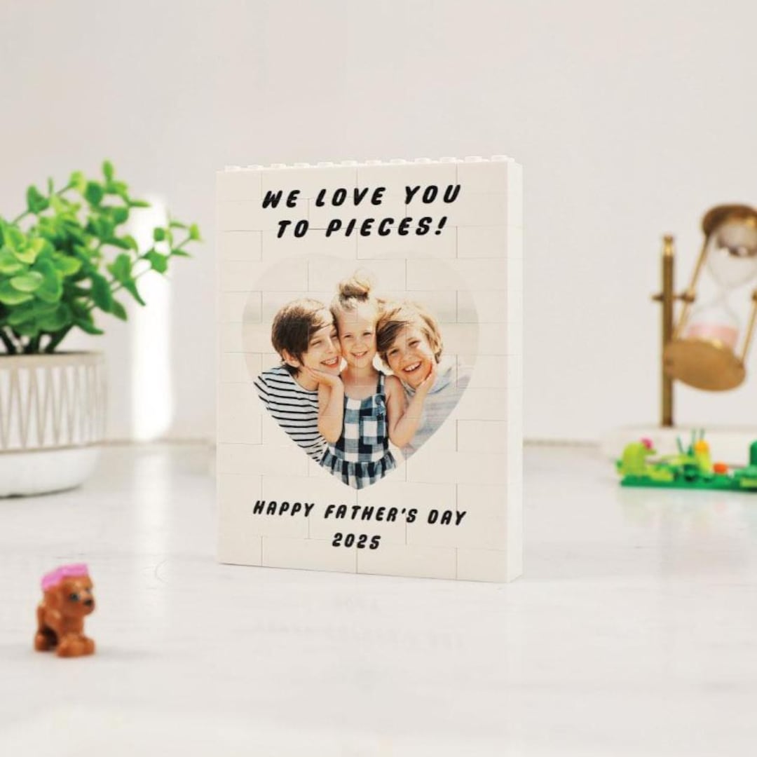 I Love You to Pieces – Custom Photo Building Block - Etsy
