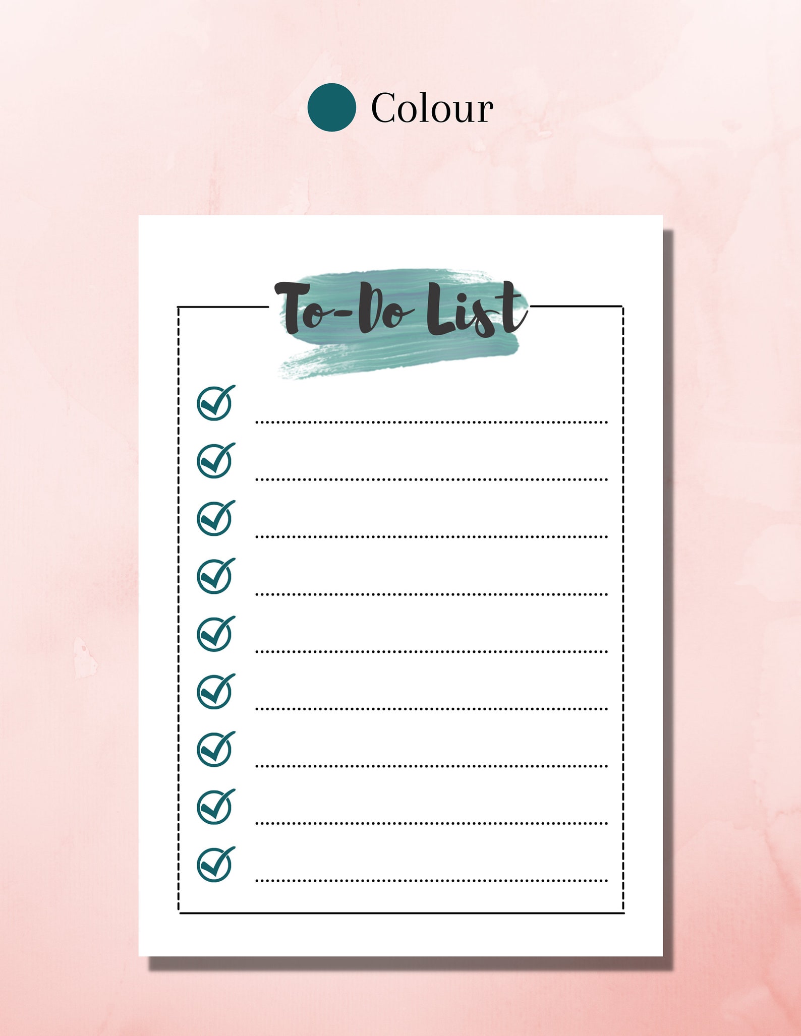 Simple To-do List | To-do List | Printable To-do List | Task List ...
