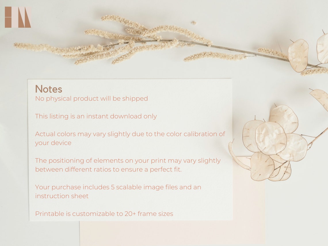 Bloom Definition Print Pastel Pink Printable Wall Art, Minimalist ...