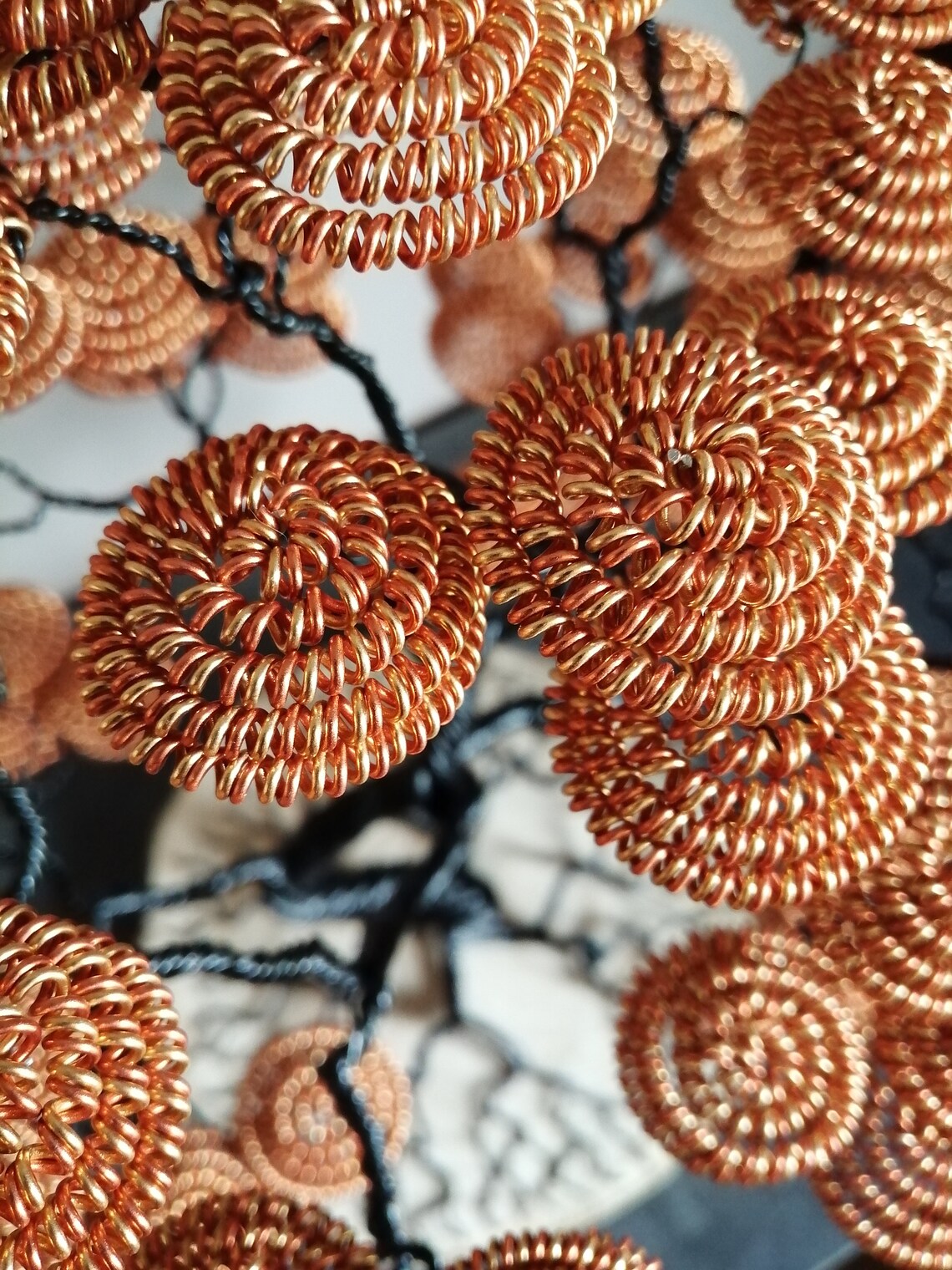 Orange Aluminum Wire Tree - Etsy