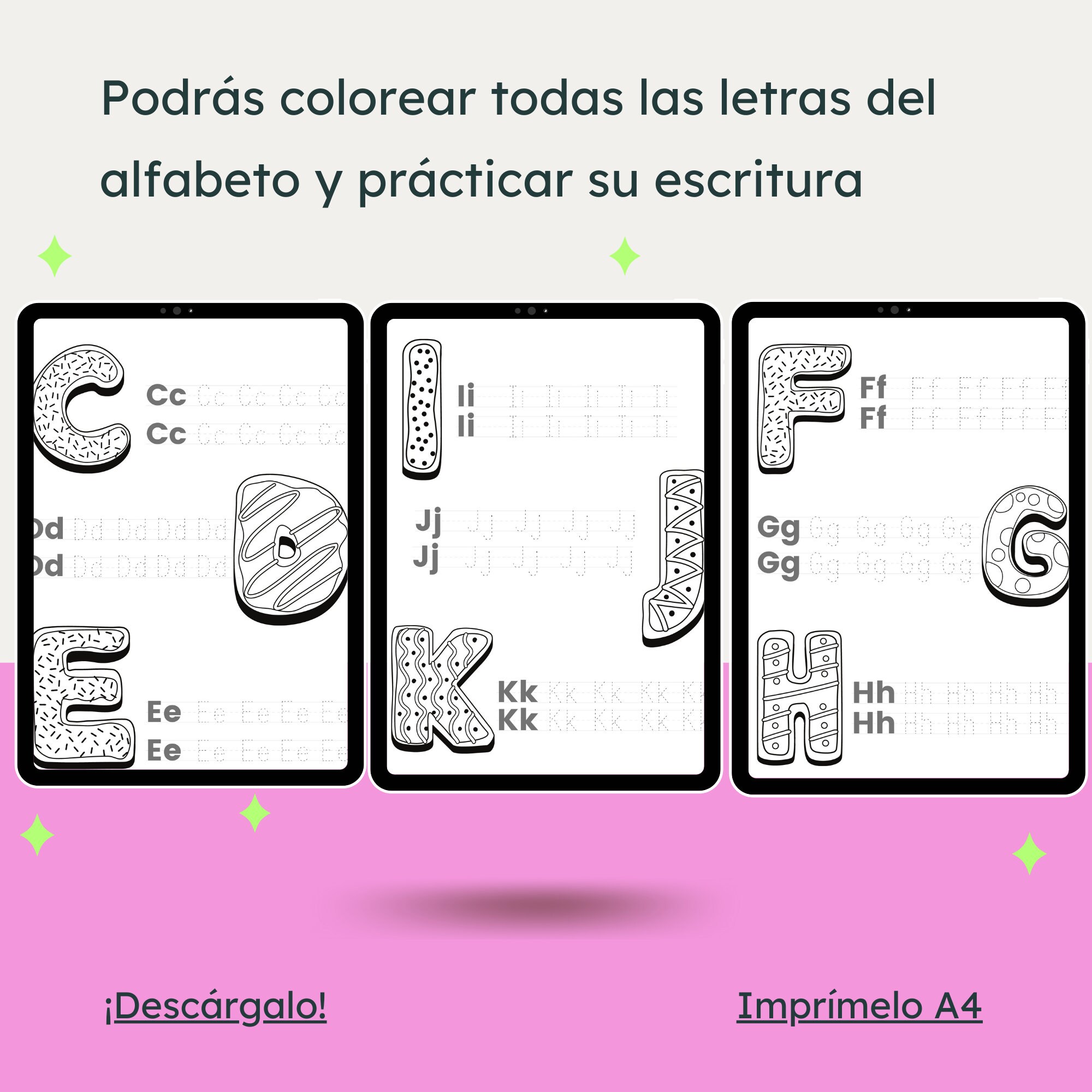 Aprende Y Colorea El Alfabeto - Etsy