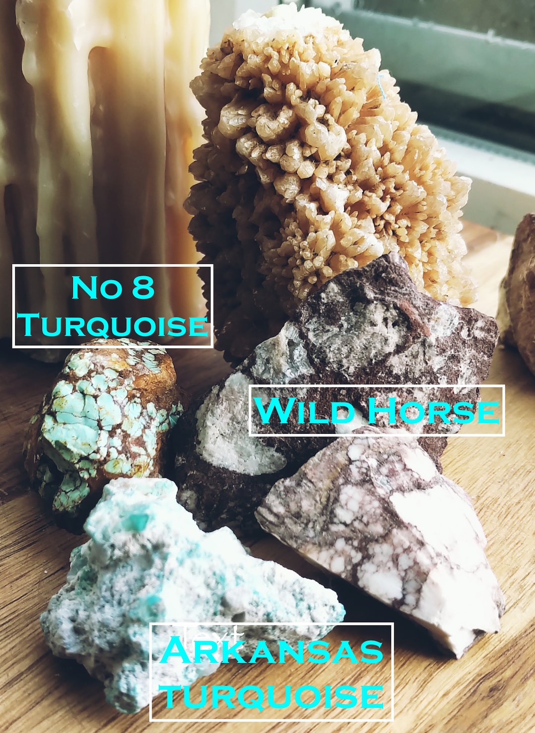 140g Turquoise Collectors Mini Set - No 8/arkansas/wild Horse(magnesite ...