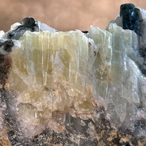 70 G Tiny Treasure Rare Yellow Topaz With Zinnwaldite Rough - Etsy