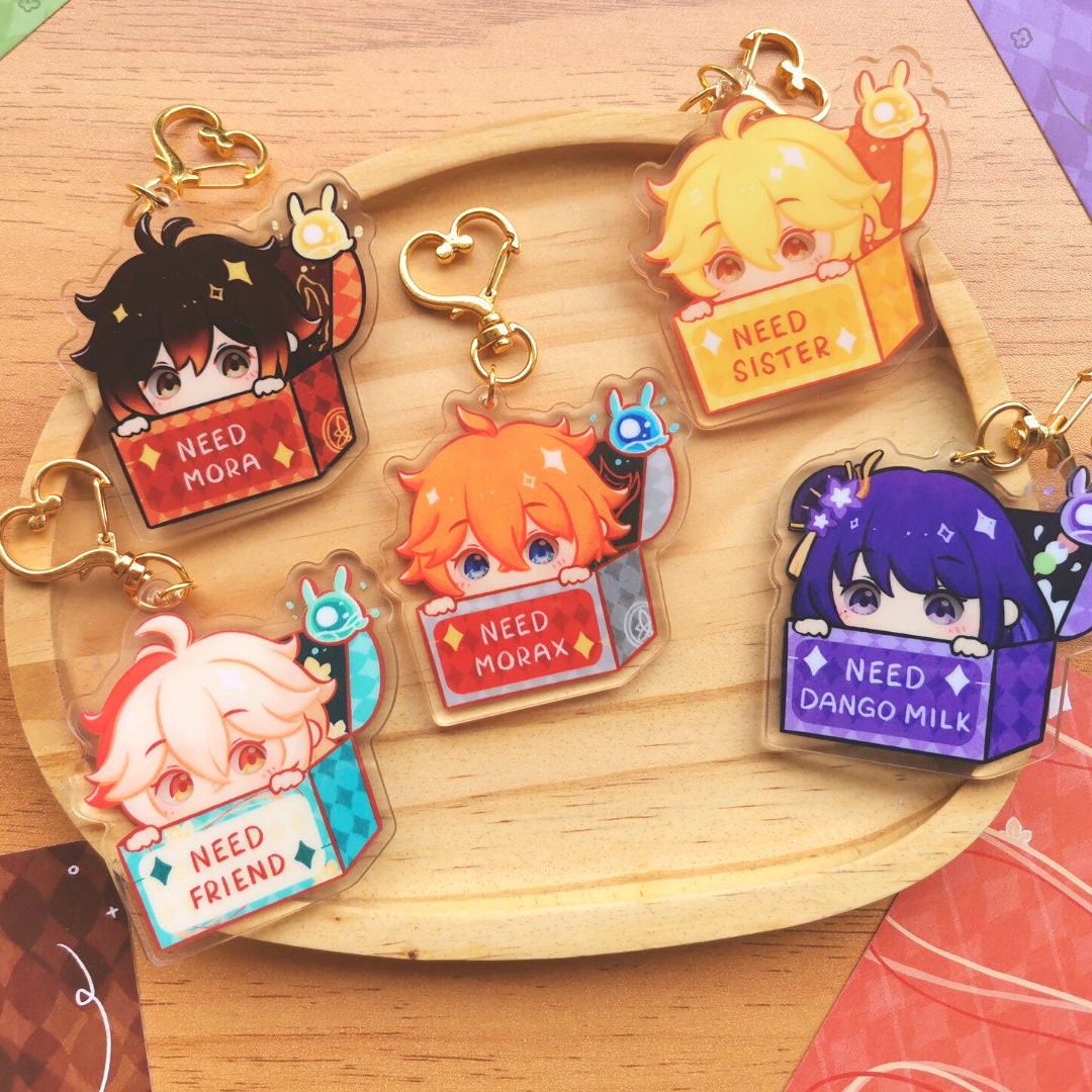 Genshin Impact Following-eye Keychain All 11 Keychains - Etsy