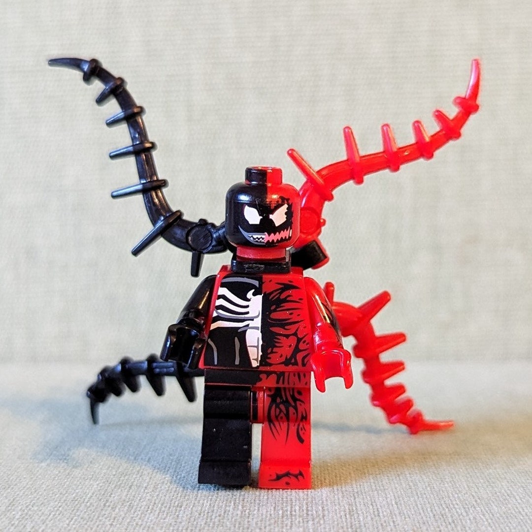 Custom Carnom Venom-carnage Half-half Minifigure Symbiote - Etsy
