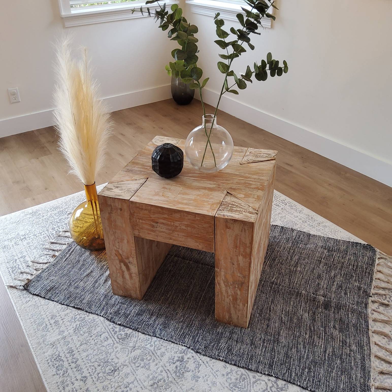 Modern Rustic Side Table End Table Livingroom Furniture - Etsy