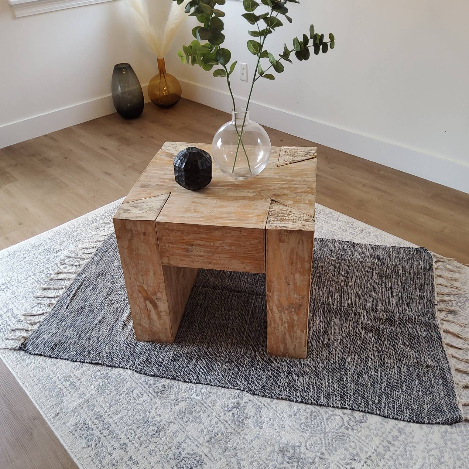 Modern Rustic Side Table End Table Livingroom Furniture - Etsy