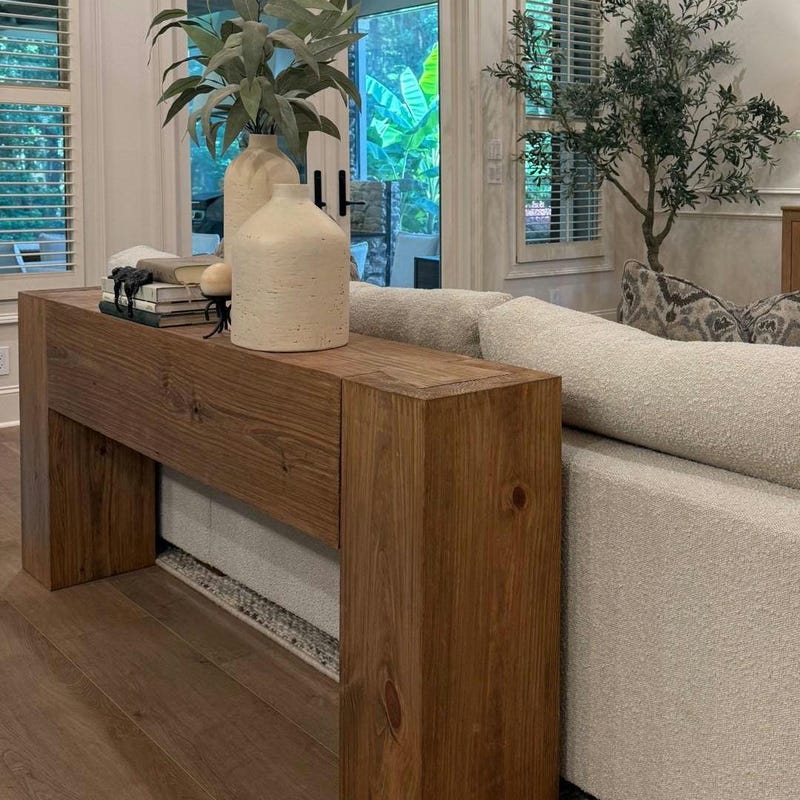 Beam Console Table - Etsy