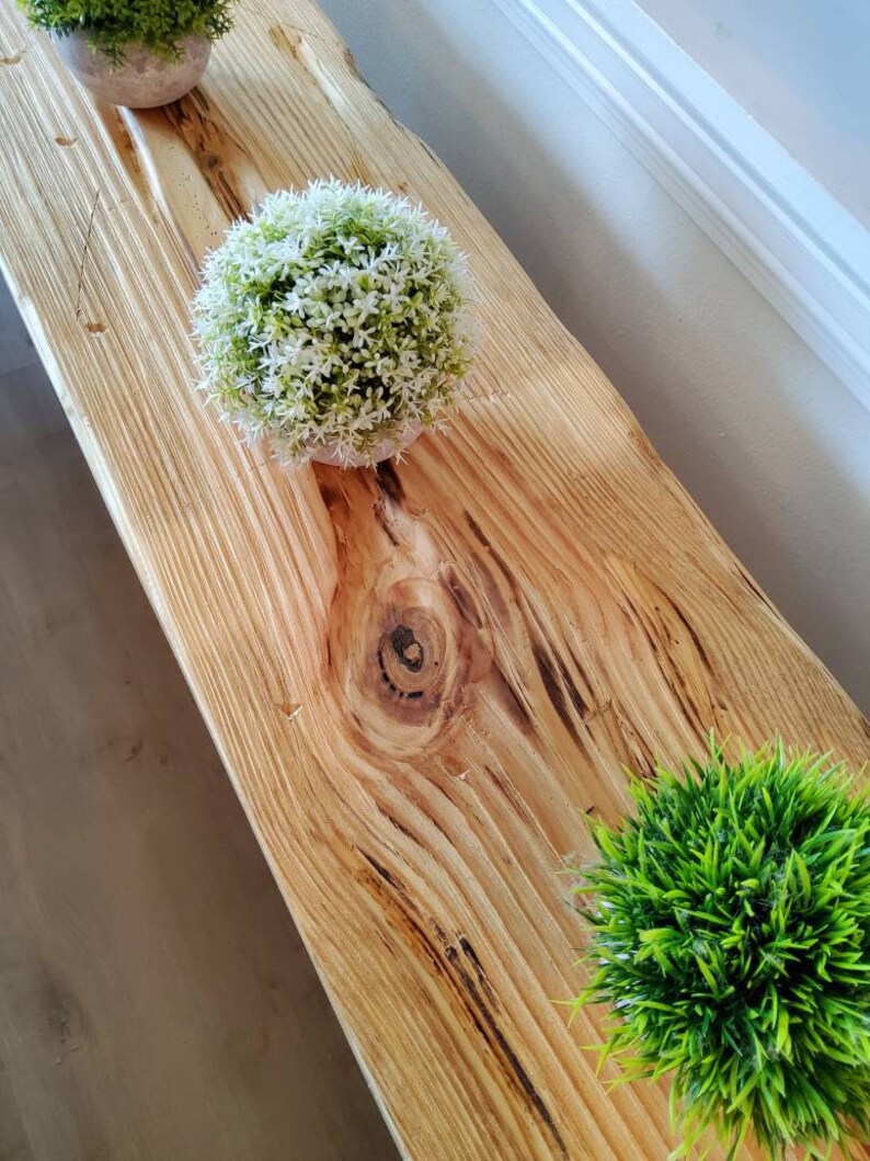 Modern Rustic Console Table Natural - Etsy