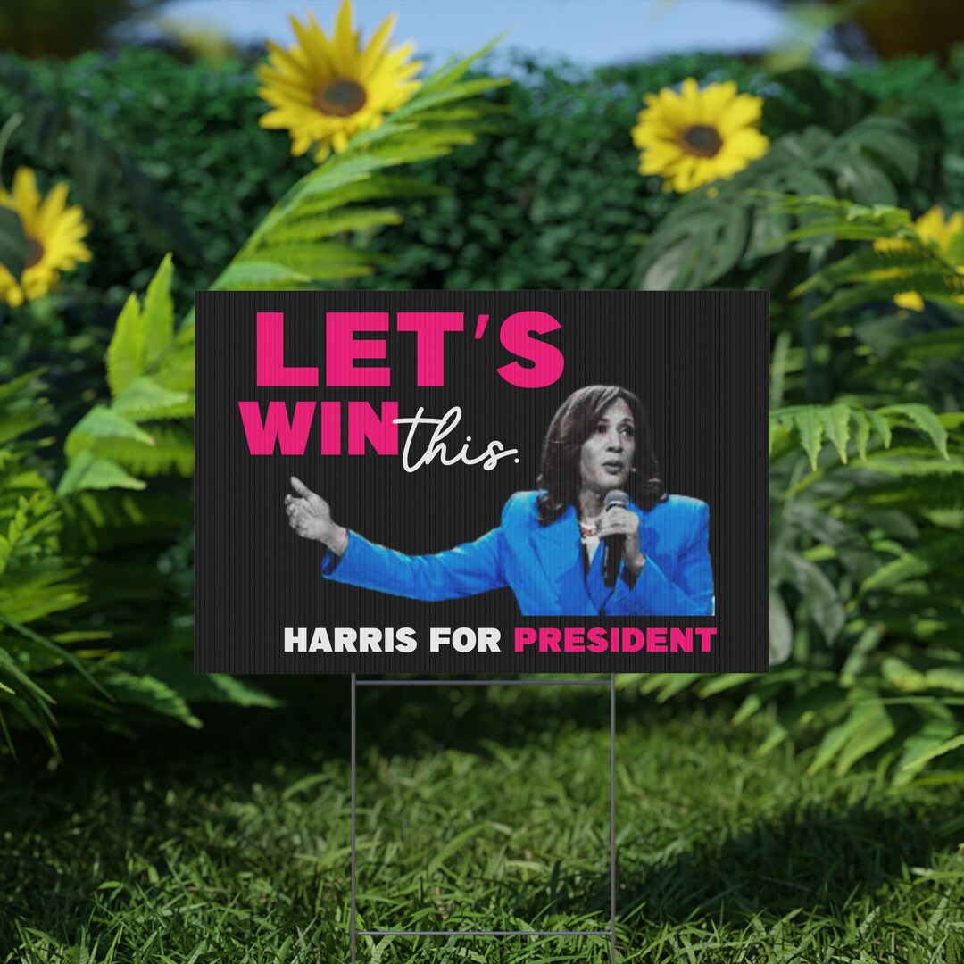 Madam President Yard Sign You Must've Fell Out of a Coconut Tree DEI ...