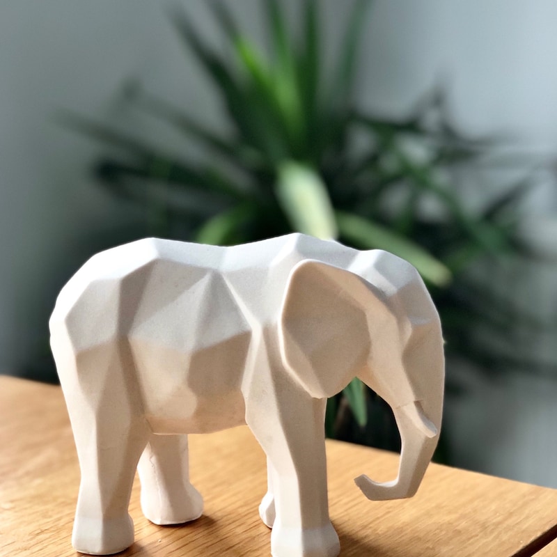 Geometric Elephant - Etsy