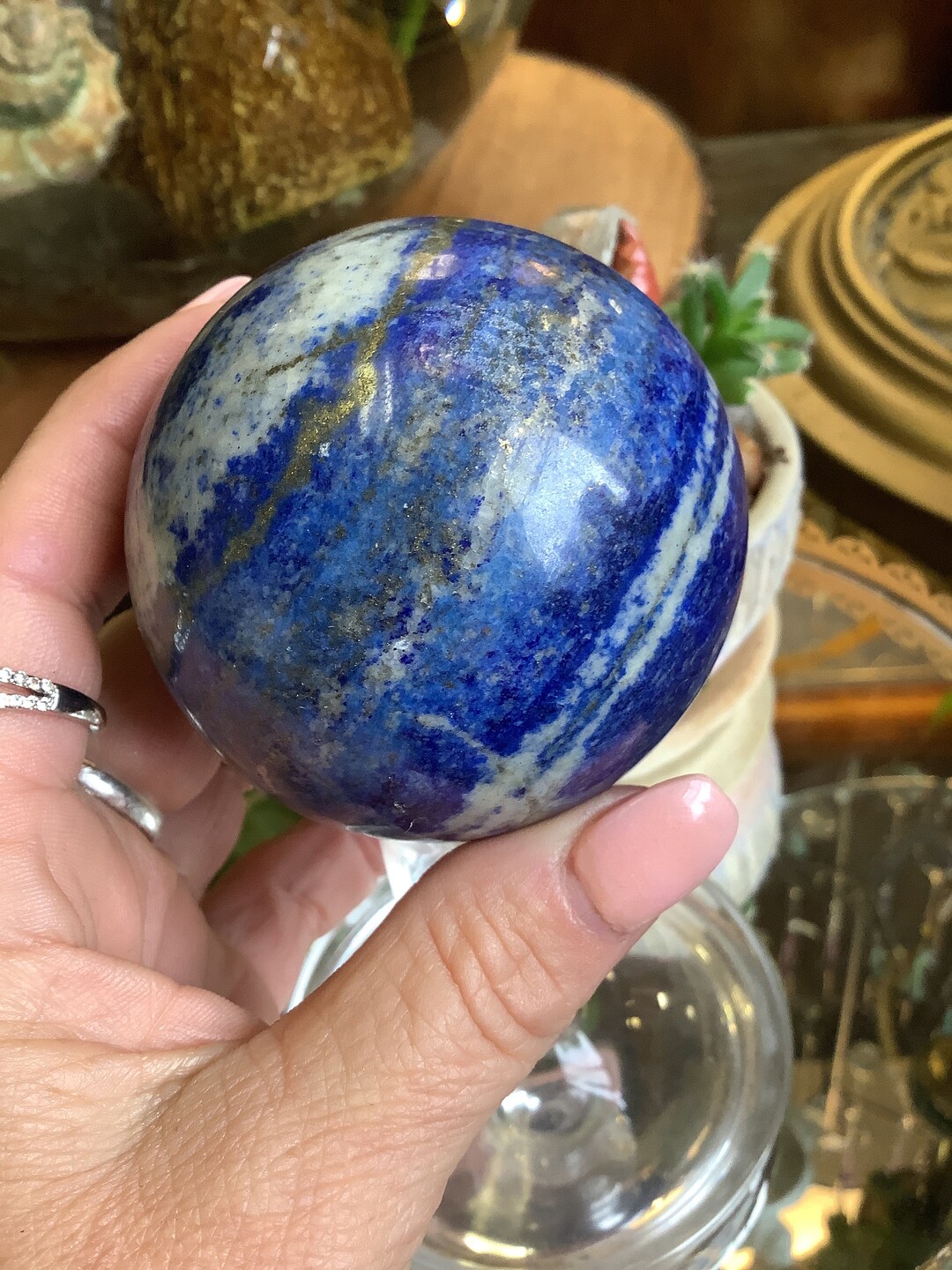 Top Grade Lapis Lazuli Sphere - Etsy