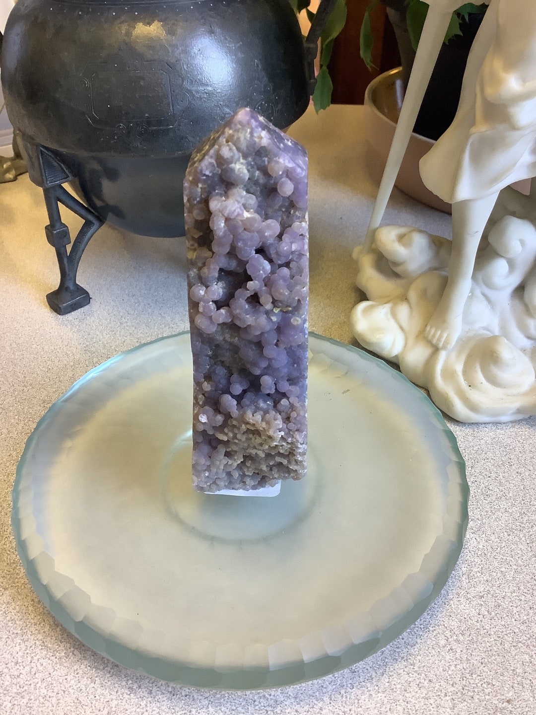 Grape Agate/ Purple Chalcedony Point From Indonesia - Etsy