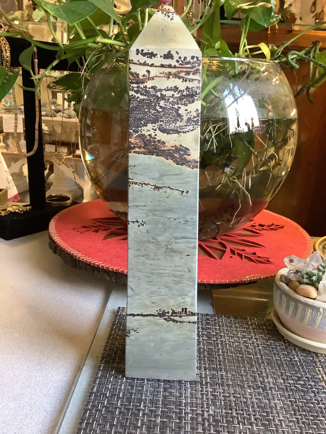 Extra Large Traditional Chinese Painting Stone /flower Stone Obelisk ...