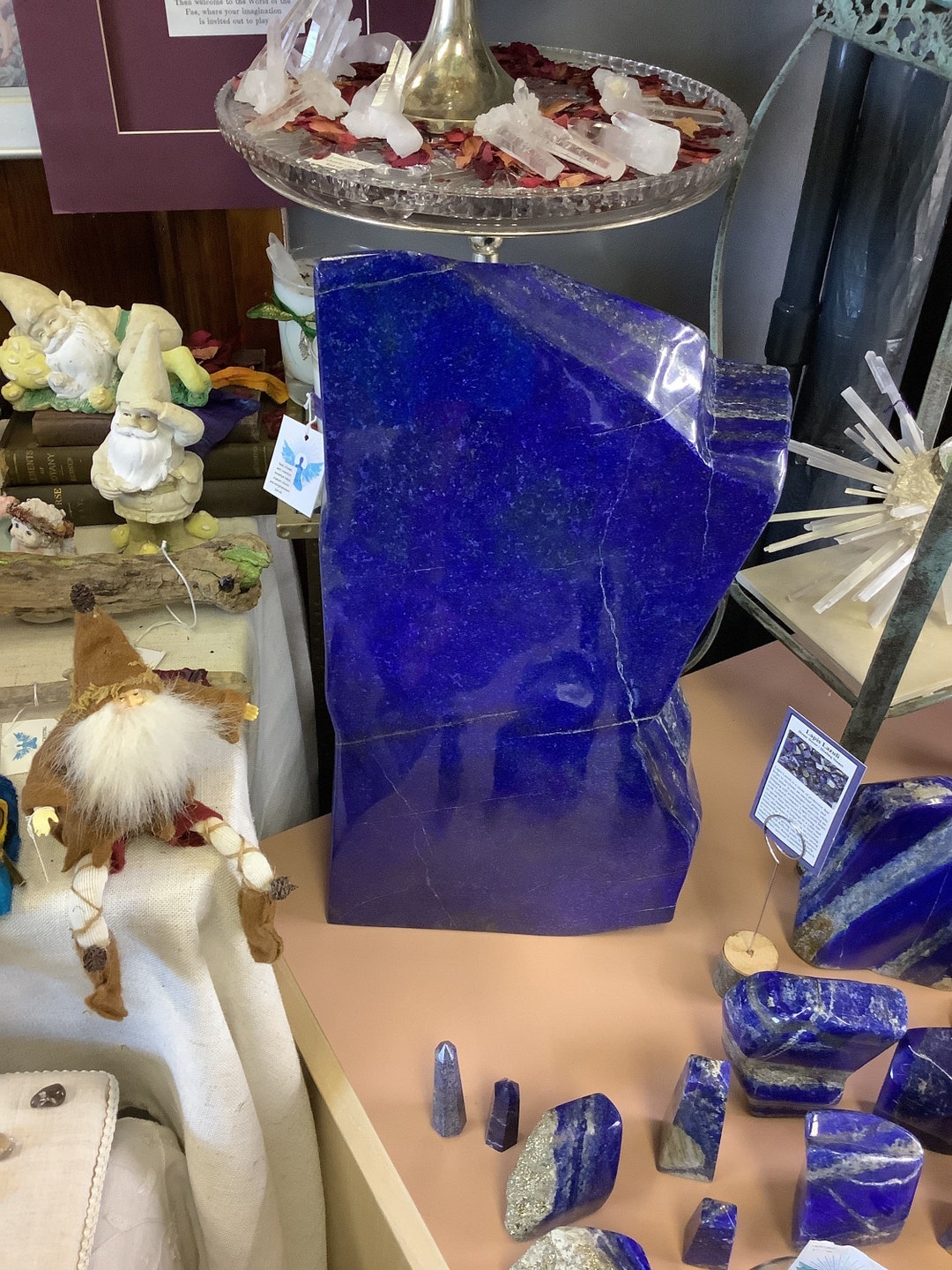 Extra Large 38.4 Lb Lazuli Freeform Crystal From Afghanistan Grade AAA ...