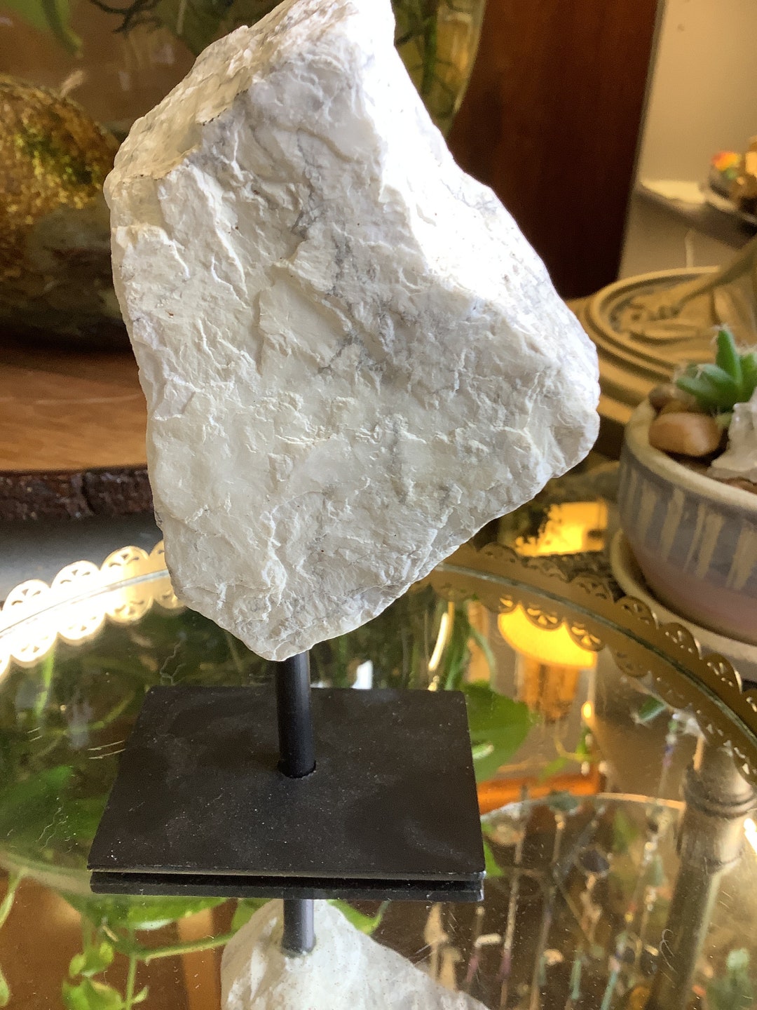 Gradeaaa Natural Free Form Howlite Crystal - Etsy