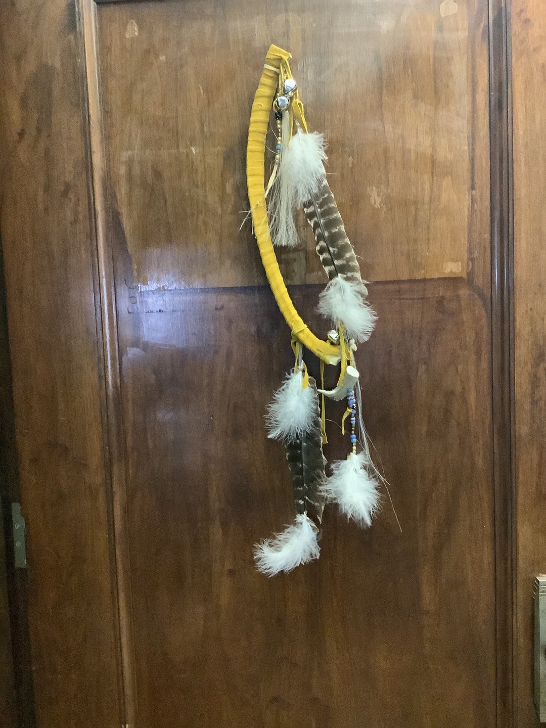 Very Nice Condition! Hand Made Native American Ceremonial Jingle Bone ...