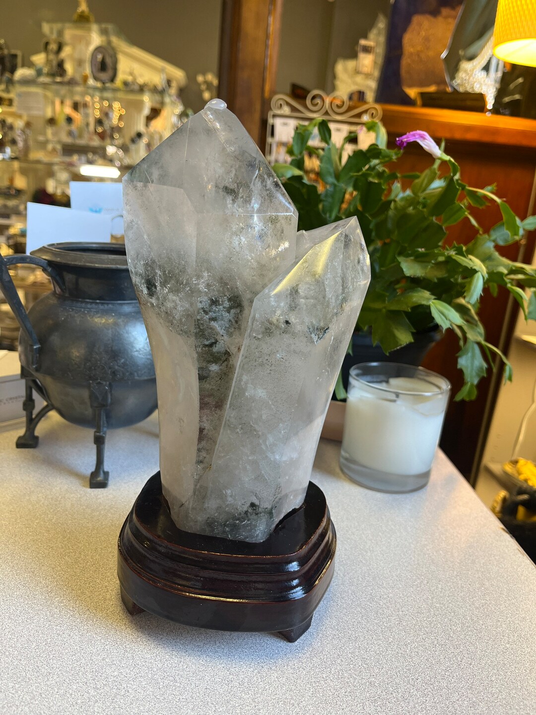 Natural Green Phantom Ghost Quartz - Etsy