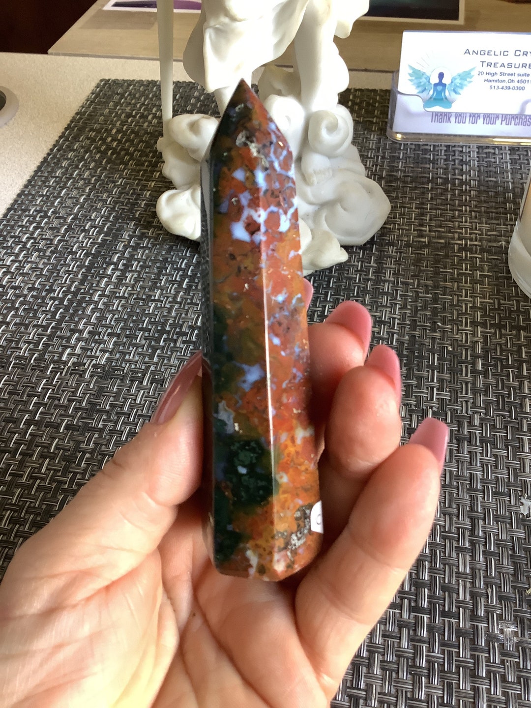 Very Rare Chestnut Jasper Point From Indonesia - Etsy