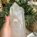 Extra Large Star Seed Clear Quartz Crystal Generator on Metal Stand - Etsy