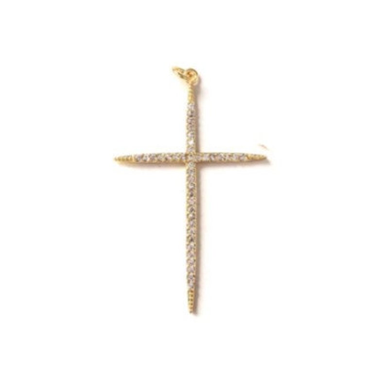 Cross Charm - Etsy