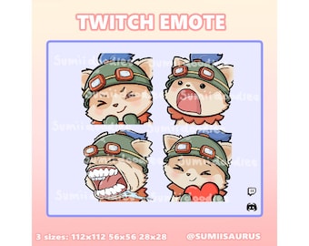 Twitch Emotes League of Legends: Teemo Giggle - Etsy